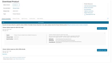 End Of General Availability Of The Free VSphere Hypervisor ESXi X And X ISO