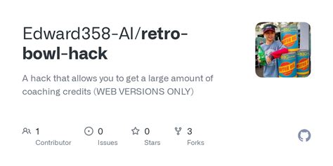 Github Edward358 Ai Retro Bowl Hack A Hack That Allows You To Get A Large Amount Of Coaching