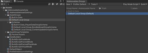 Unity 之 Addressable可寻址系统 可寻址系统面板介绍 入门（二）addressable 预加载 Group Csdn博客