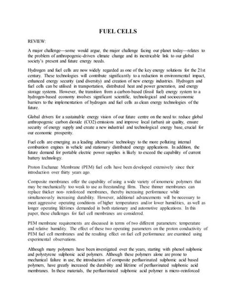 Fuel Cells Pdf