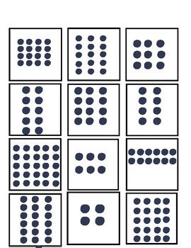 Multiplication And Array Matching Game By Olivia Franklin TPT