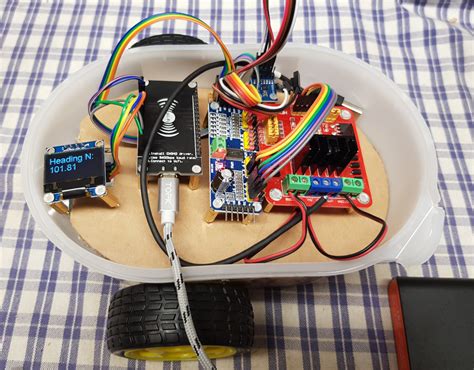 Roboter Bauen Mit Dem ESP8266 Entwicklungsboard Magnetometer