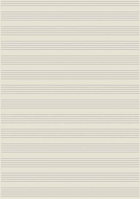 Treble Clef Music Paper Free Printable Papercraft Templates