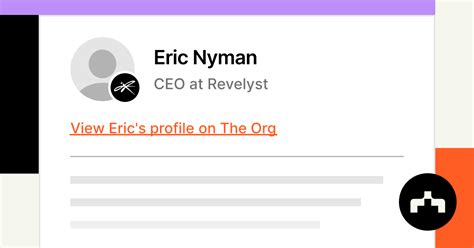 Eric Nyman Ceo At Revelyst The Org