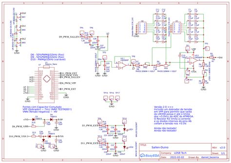 Sallen Key Duino Oshwlab