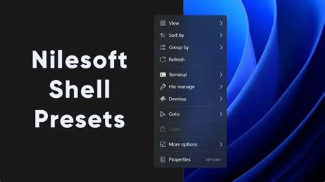 Nilesoft Shell Context Menu Design V1918 Download On Nilesoft Shell Context Menu Design V1918 Download On