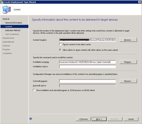 Deploying Exe Files Via Sccm 2012 Sccmentor Paul Winstanley