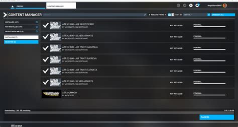 ATR Update Version Issue Page 2 Resolved Microsoft Flight Simulator Forums