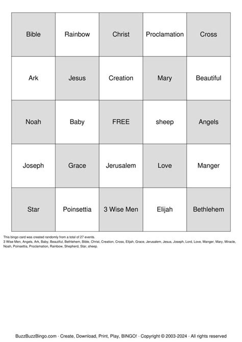 Jesus Bingo Cards To Download Print And Customize