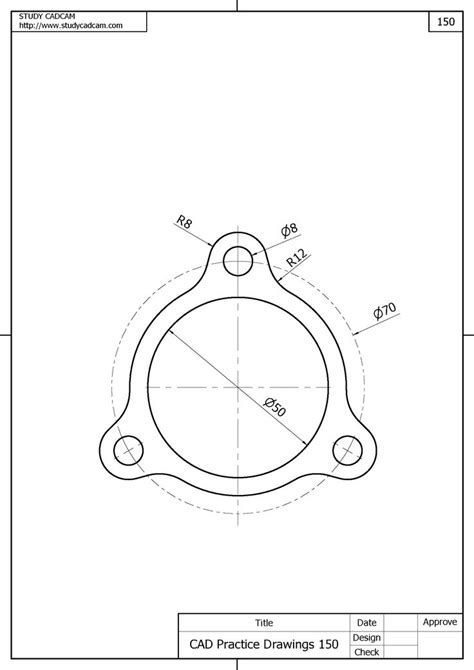 Gasket Technical Drawing 오토캐드 패턴 헤나 디자인