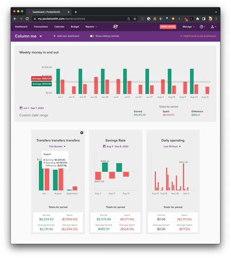 Transactions Column Widget Released Pocketsmith