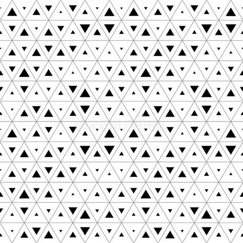 Seamless Triangle Pattern Stock Vector Illustration Of Retro