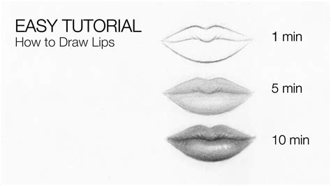 Lips Drawing Steps Lipstutorial Org