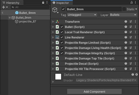 Projectiles Unitystation