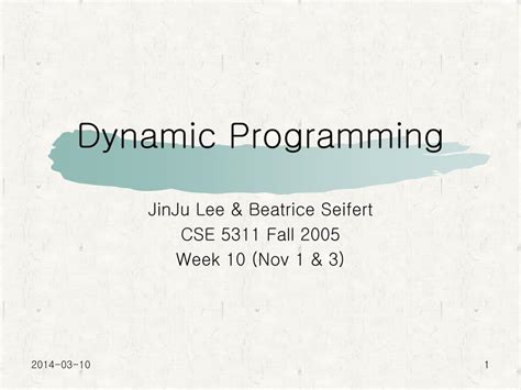 Ppt Dynamic Programming Powerpoint Presentation Free Download Id217467