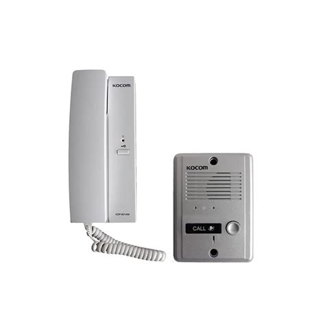 Kocom 1 1 220 Volt Intercom Kit Metal Security Hyperstore