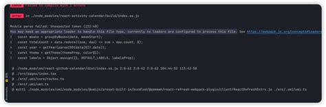 You May Need An Appropriate Loader To Handle This File Type Currently