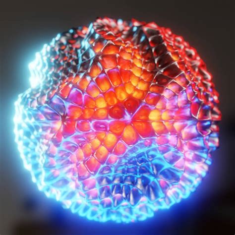 Abstract Honeycomb Sphere Satisfying Animation Loop Project Files
