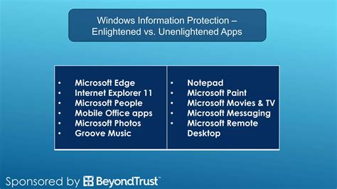 Prevent Data Leakage Using Windows Information Protection Wip Ppt