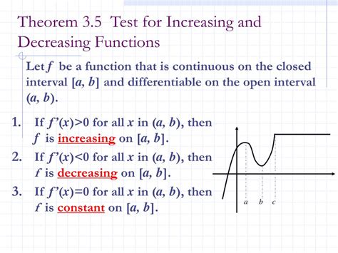ppt 3 3 increasing and decreasing functions and the first derivative
