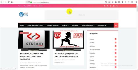 ADULT IPTV 18 M3U XX LIVE AND DAILY UPDATE