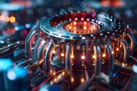 A Concept Illustration Of A Quantum Computing Technology Stock