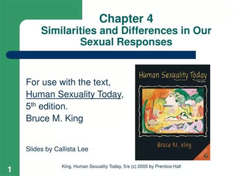 PPT Chapter Similarities And Differences In Our Sexual Responses PowerPoint Presentation