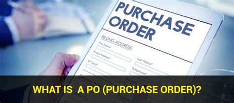 Purchase Order PO Definition Templates Types Example 49 OFF