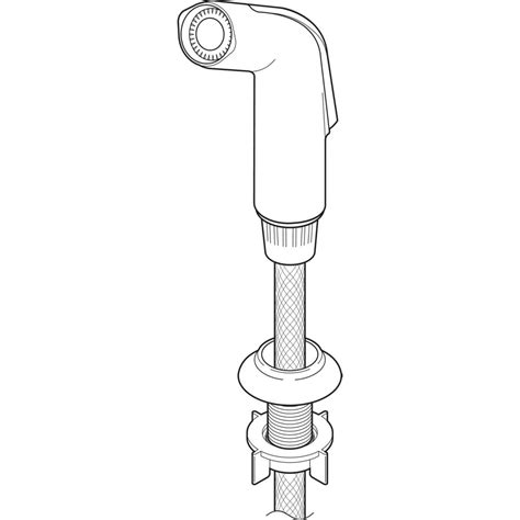 Delta Side Sprayer In White The Home Depot Canada