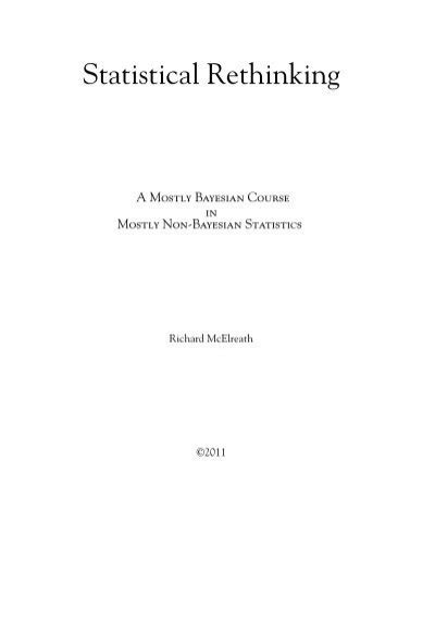 Statistical Rethinking