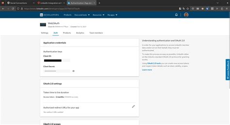 how to setup linkedin login with web3auth · confidence sh