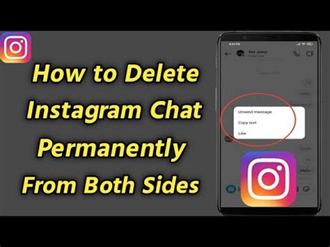 How To Delete Instagram Chat Permanently From Both Sides Delete Send