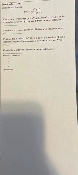 solved problem 9 4 points consider the function