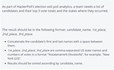 How To Create A Sql Query For Candidate Data Saikat De Posted On The