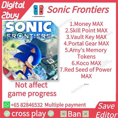 sonic frontiers save editor sf save modding sonic frontiers cheats