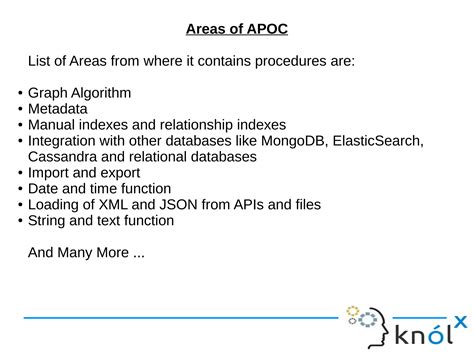 Introduction To Neo4j Apoc Ppt