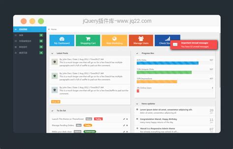 jQuery bootstraps响应式单页企业类网站模板