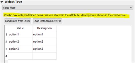 Creating A Combo Box In QGIS Geographic Information Systems Stack Exchange
