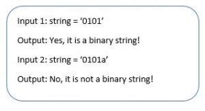 Program To Check Whether The Given String Is A Binary String Or Not Go Coding