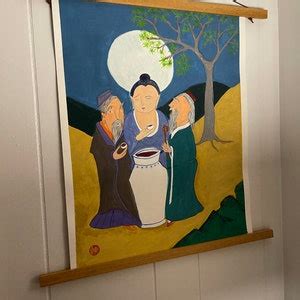 The Vinegar Tasters Buddha Confucius Lao Tzu Print Of Original