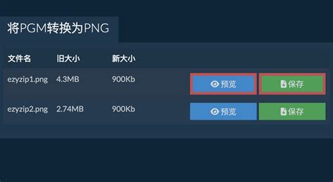 在线将pgm转换为png（快速！） ezyzip