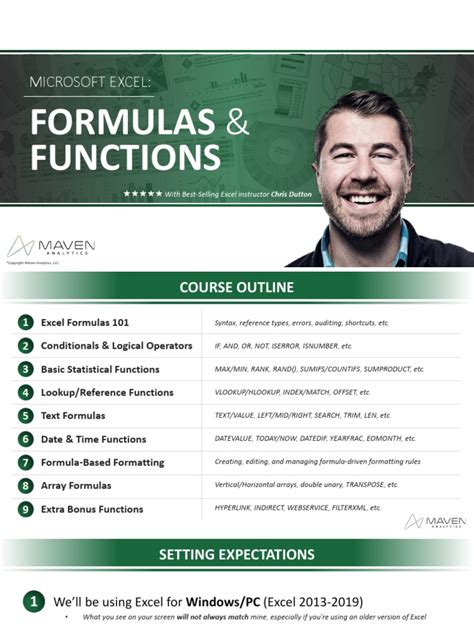 excel formulas and functions pdf precipitation microsoft excel