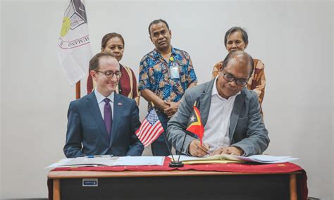 United States And Timor Leste Sign Scholarship Agreement For Timorese
