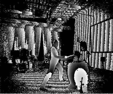 Kinect Sensor Raw Depth Map Data Modulus 256 Download Scientific Diagram