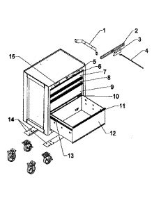 Craftsman 706593570 Rolling Tool Cart Parts Diagrams And Oem Fast Ship