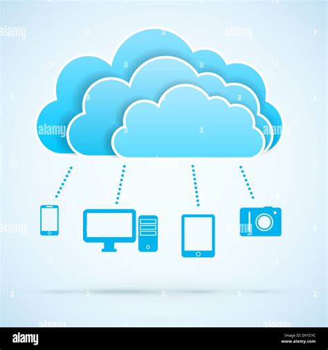 Cloud Computing Concept Stock Photo Alamy