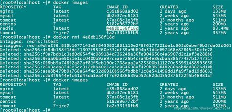 2020 11 08docker删除镜像报 Error Response From Daemon Conflict Unable To Delete 4e8db158f18d Must