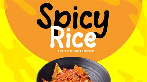Spicy Rice Font › Fontesk