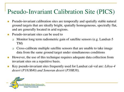 Ppt Consistent Radiometric Calibration Of Landsat Tm And Mss Sensors Powerpoint Presentation