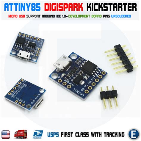 Digispark Kickstarter Attiny85 Arduino General Micro Usb Development B